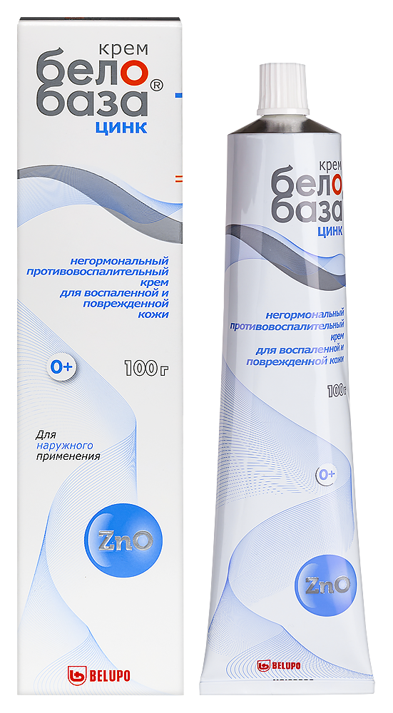 Белобаза цинк крем 100 гр