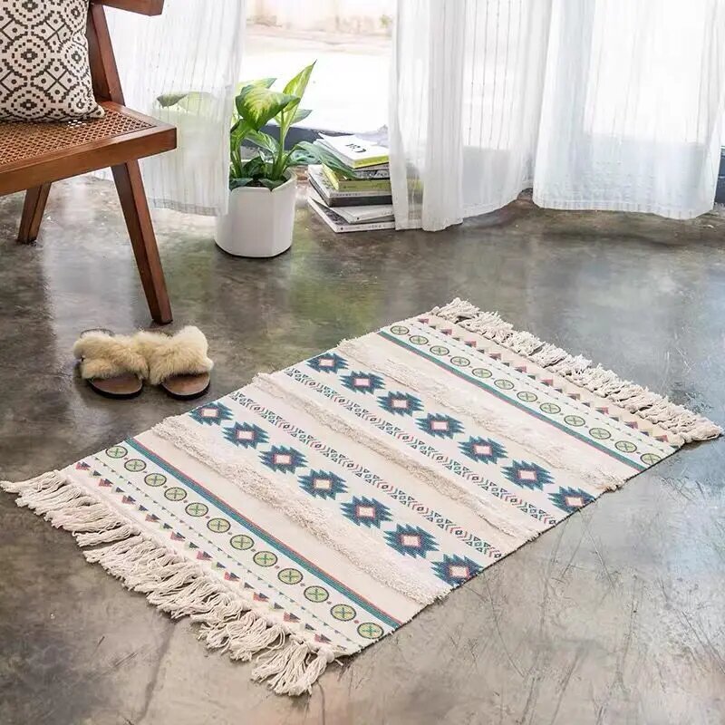 DABALLA TRIXX хлопковый геометрический ковёр 60x90 см H