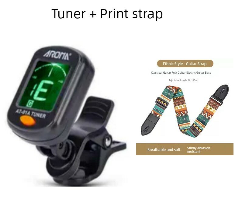 Тюнер для гитары, фолк-гитары, укулеле, электронный автоматический тюнер, шифтер тона, аксессуар с креплением на клипсу