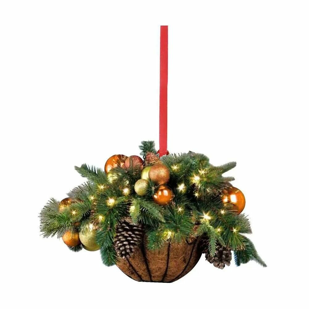 Рождественская елка акриловое 2D подвесное украшение