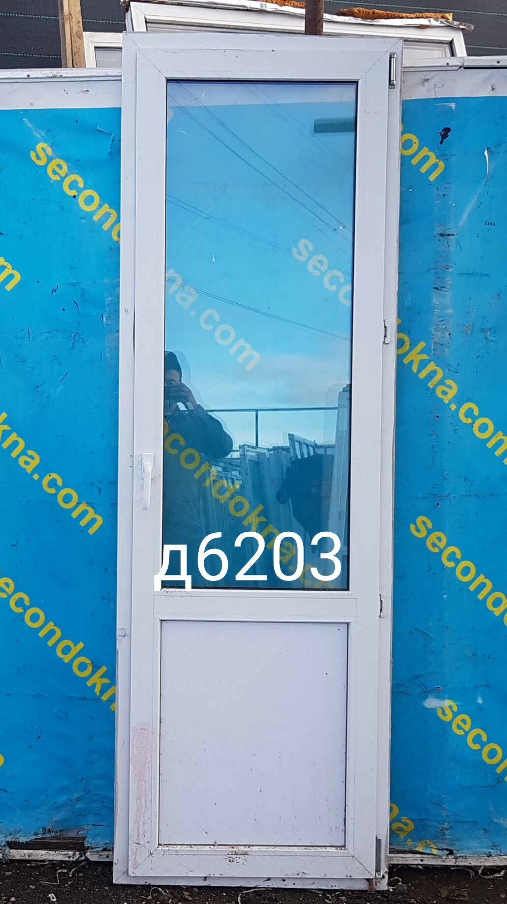 Дверь пластиковая Б/У 2180(в)х710(ш)