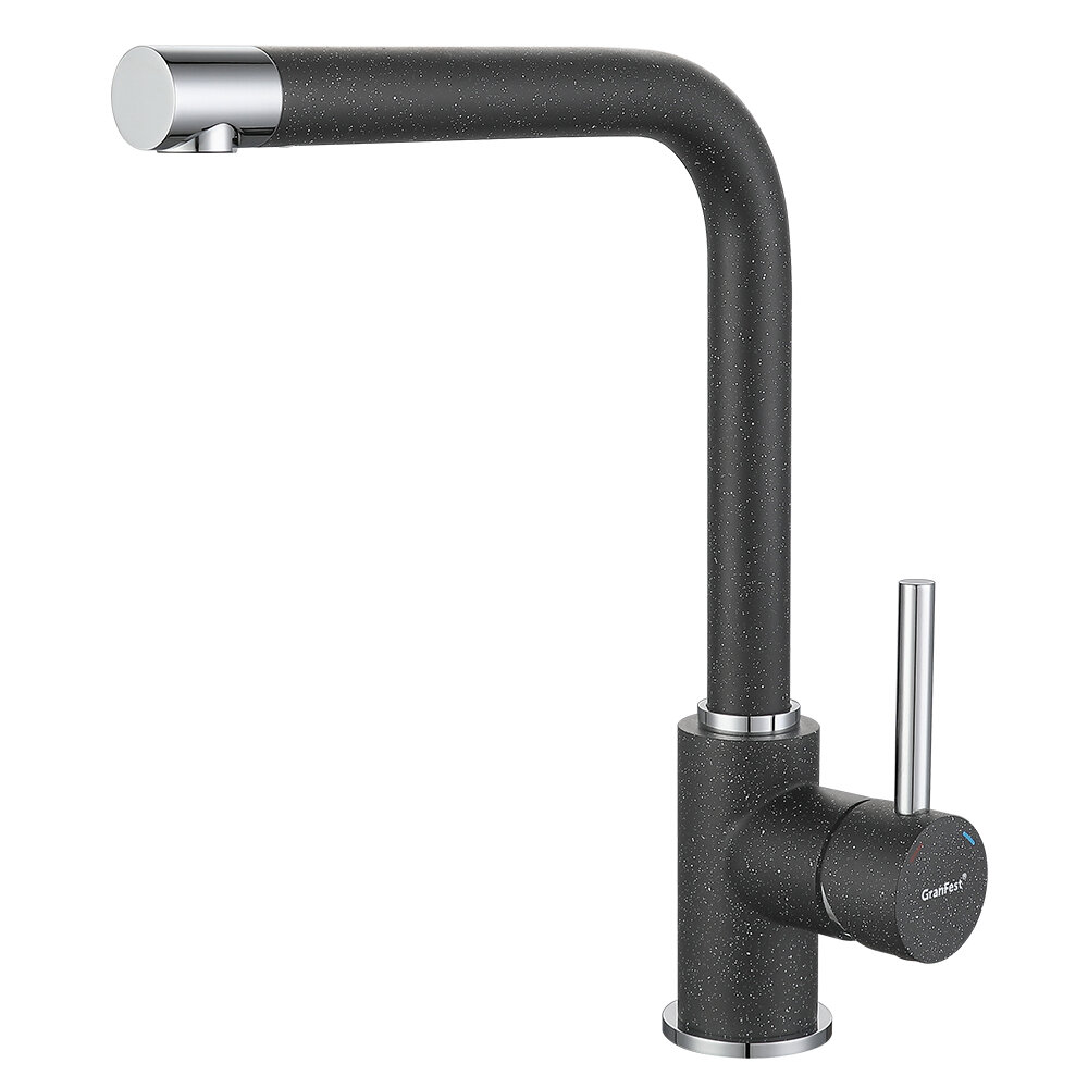 Смеситель для кухни GranFest 3651, графит