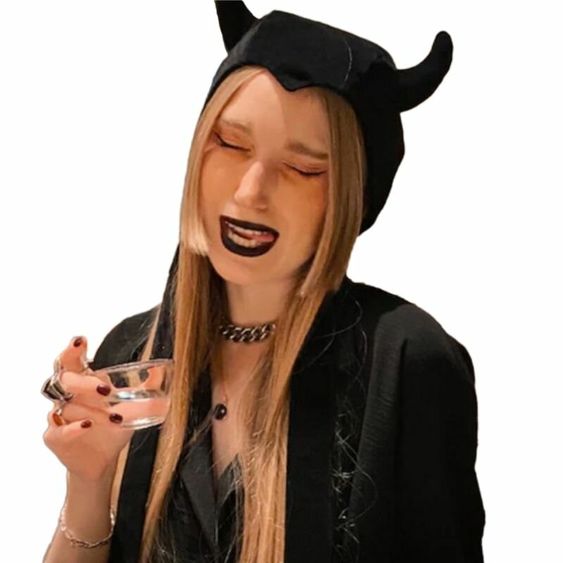 Забавная Шляпа Из Рога Кролика-Черный Рог