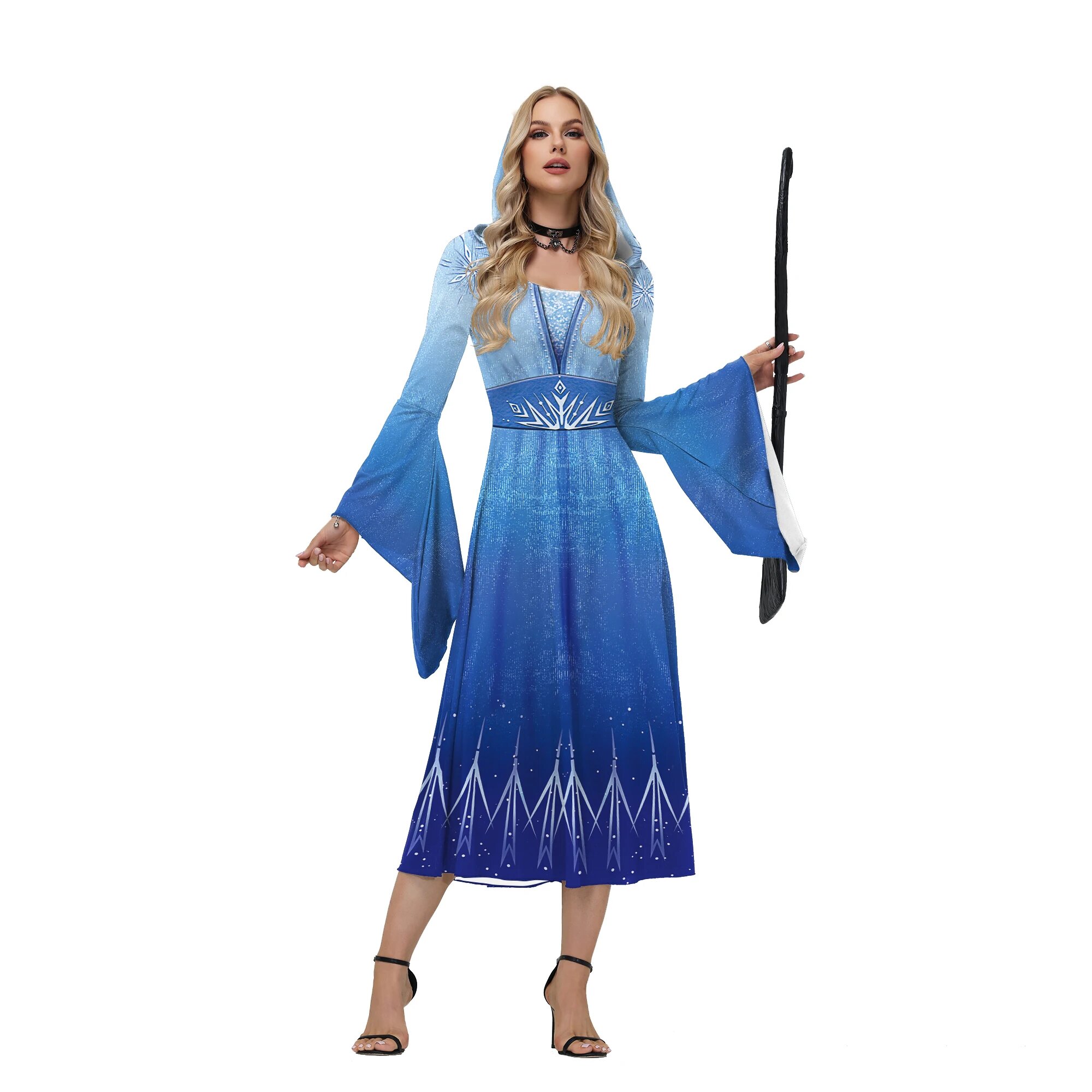 Zawaland Платье Эльзы для взрослых женщин L, XG035-1004