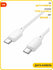 Дата-кабель Hoco X113 Type-C-Type-C, 1 м, белый