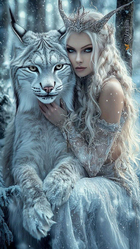 Картина по номерам для взрослых начинающих,(волк, Девушка) , Картина маслом своими руками для домашнего декора стен, 40x50 см, без рамки