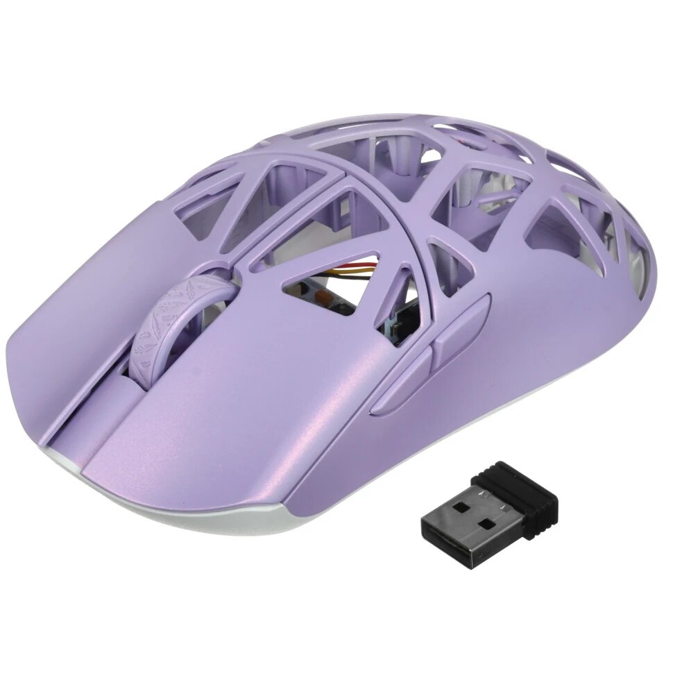 Мышь беспроводная WLMOUSE Beast Max лавандовый, PixArt PAW3950HS, 30000 dpi, 8000 Гц