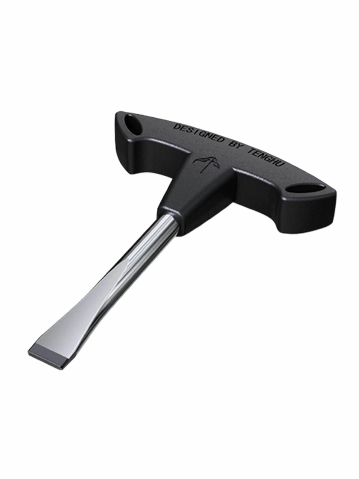 Отвертка, Отвертка с Т-образной ручкой и быстроразъемной пластиной карданного подвеса-черная