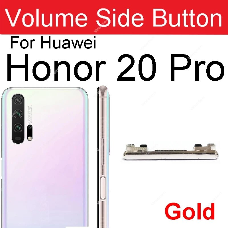 Кнопка громкости боковая для Huawei Honor 20 Pro Gold