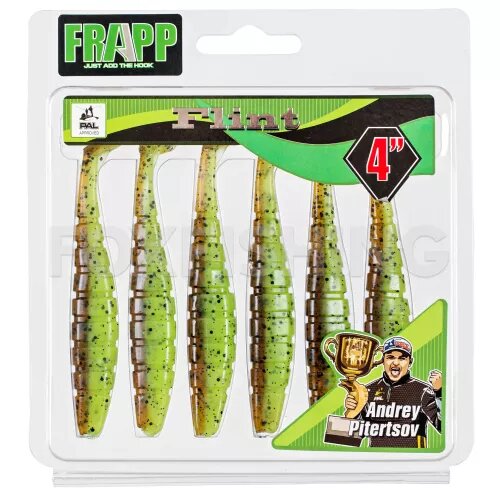 Силиконовая приманка Frapp Flint 4 10см. 6шт. вес: 7гр. #26