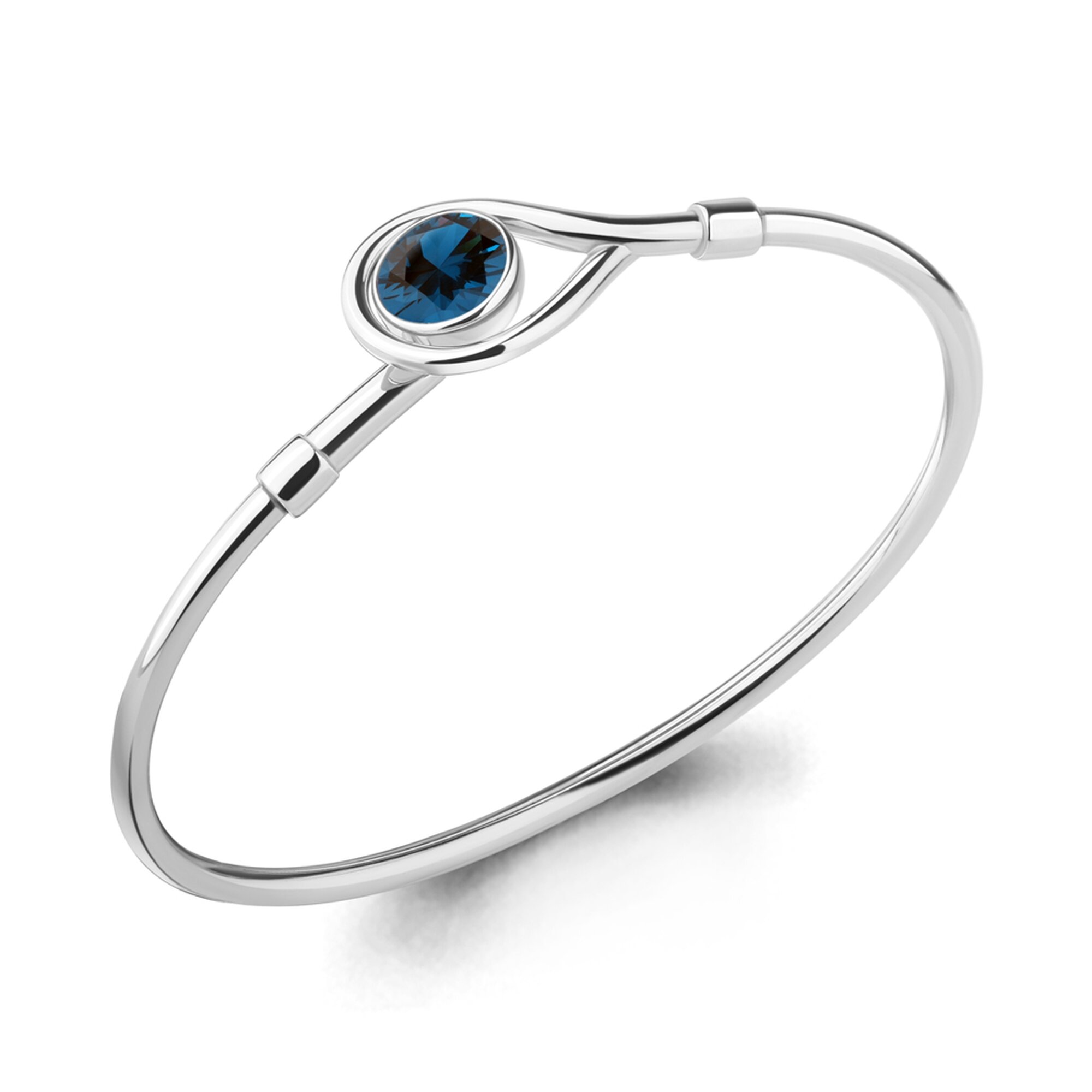 Браслет, серебро, 925 проба, родирование