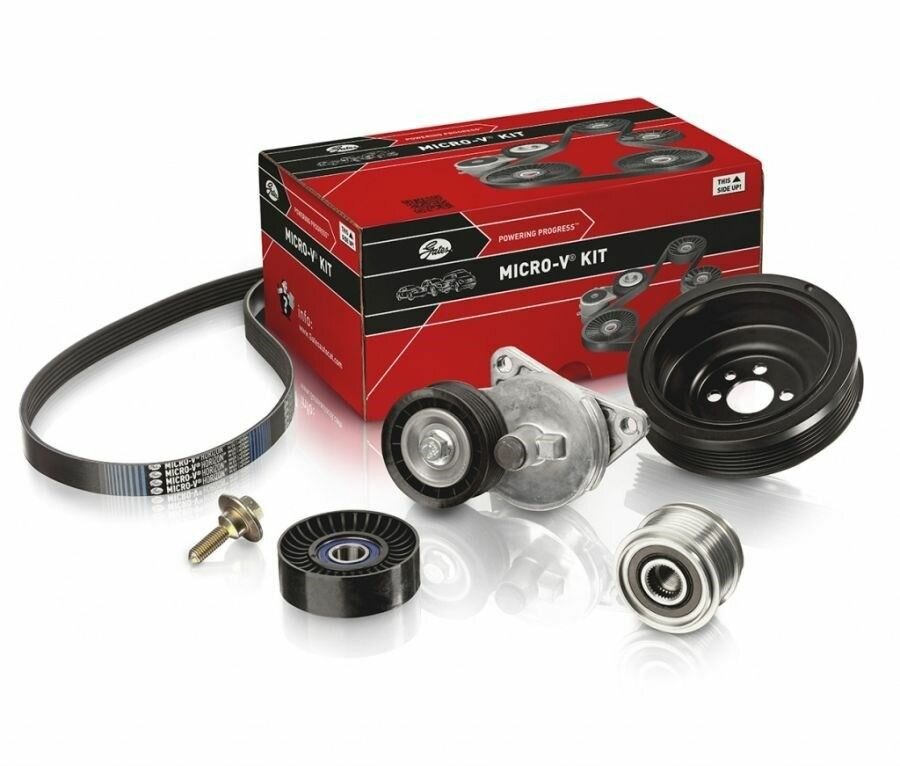 Поликлиновой ременный комплект оригинал Renault Logan I, II 1.4-1.6 (Рено Логан) 2009г-2022г, Renault Sandero I, II 2009-2022гг (Рено Сандеро K7J, K7M), Sandero Stepway, Duster, Largus