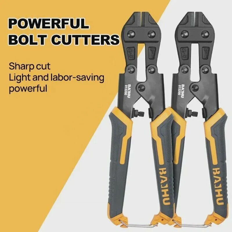 Болторез/кусачки мини, сталь CR-V, длина 200 мм, кусает пруток до 3.5