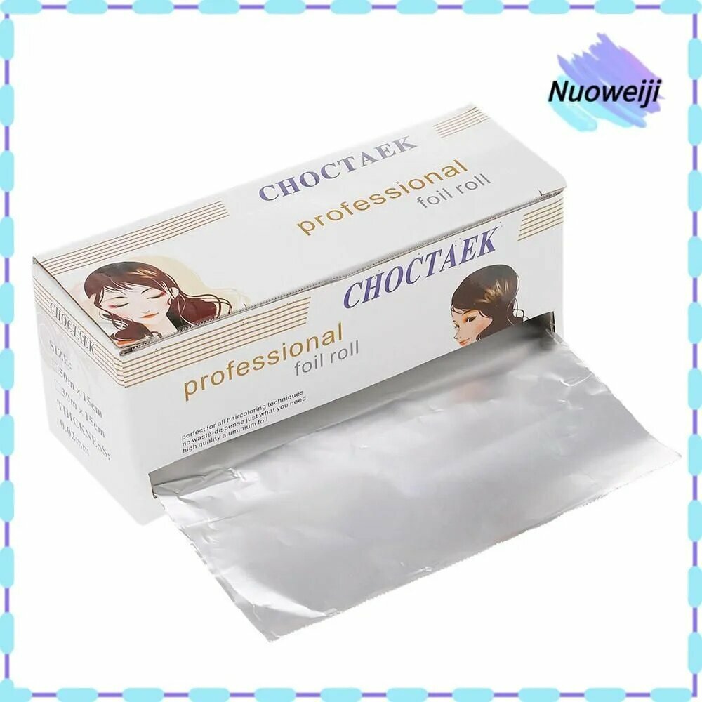 Алюминиевая фольга, толщина 0.02мм, для стиля волос и дизайна ногтей