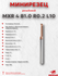 MXR 4 B1.0 R0.2 L10 минирезец Deskar