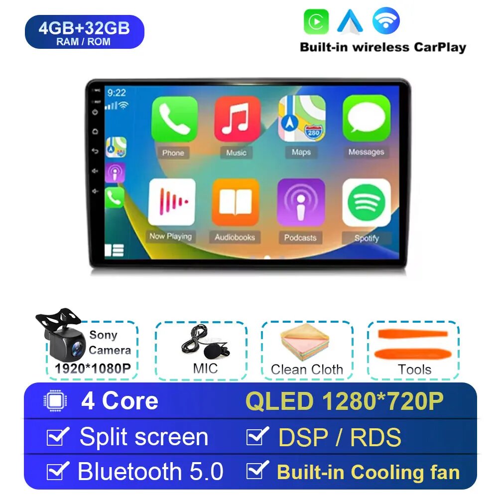 Автомобильный радиоприемник Android 15 для Honda HR-V HRV 1998-2005 гг, мультимедийный видеоплеер, GPS AI Voice CarPlay Auto DSP 4G 7862S, головное устройство 4G-32G CAM