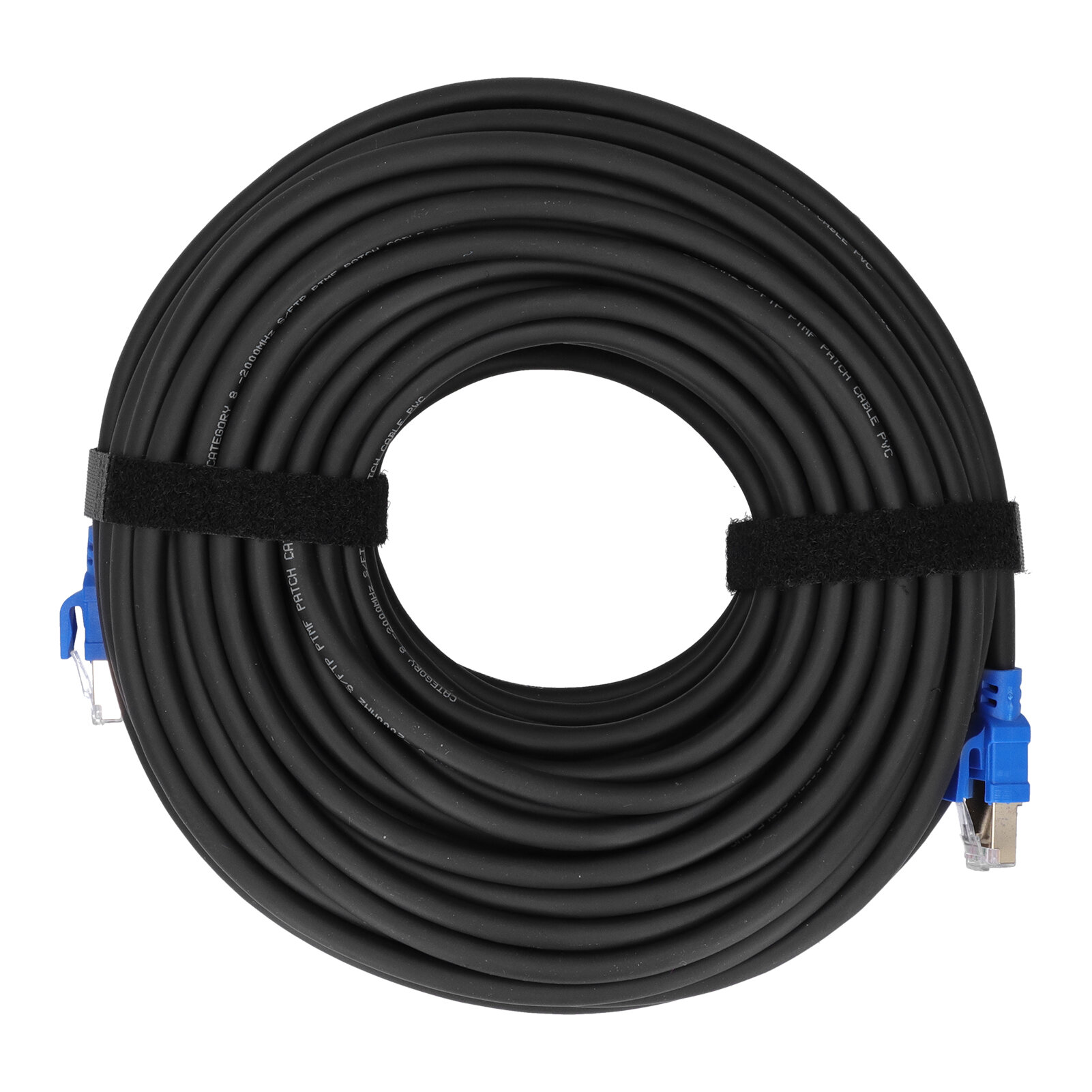 Кабель Ethernet Cat8 40 Гбит/с 2000 МГц с позолоченными проводниками RJ45 для LAN-концентраторов, маршрутизаторов и сетевых адаптеров (25 м 82 фута)
