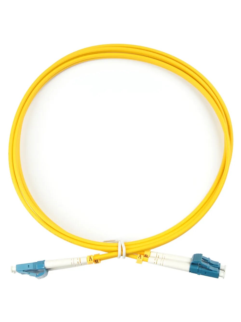 Кабель патч-корд волоконно-оптический Cabeus FOP(d)-9-LC-LC-2m duplex LC-LC 9/125 sm 2м LSZH