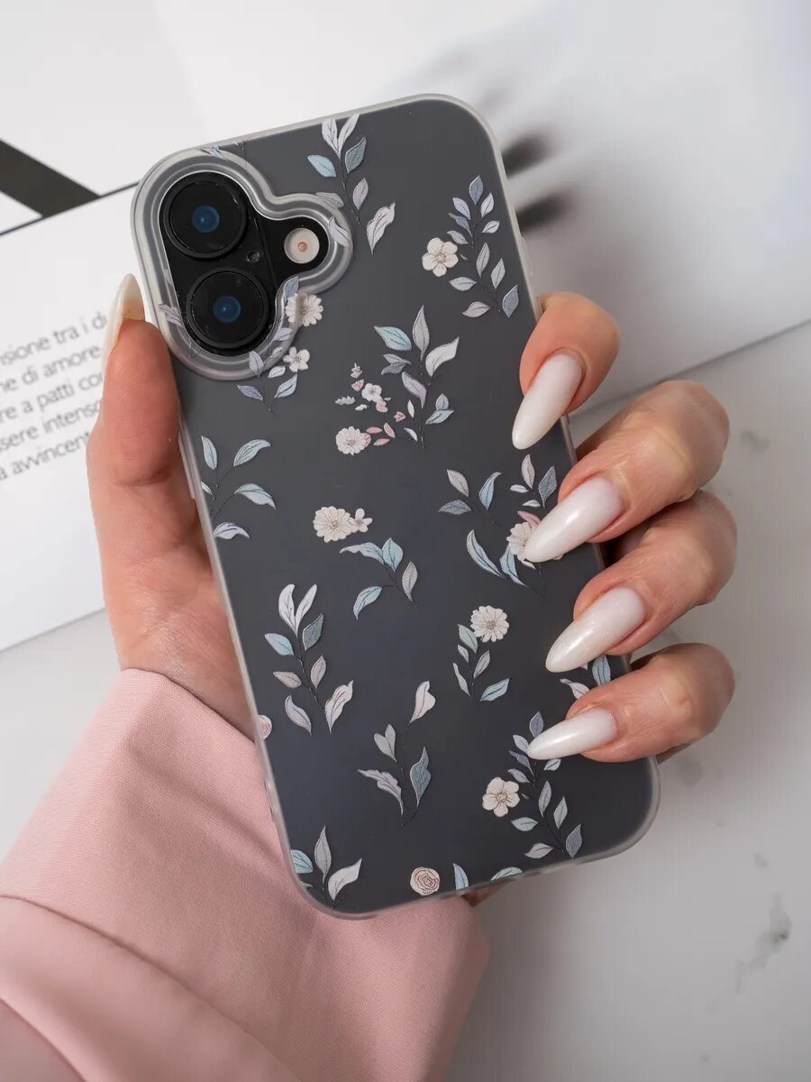 Чехол О'Кейси, для iPhone 17, прозрачный, с принтом, защита камеры