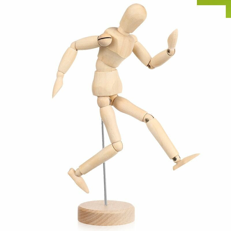 Манекен для рисования, подвижный артист, фигурка с гибким телом, модель с подвижными суставами для рисования, декор стола