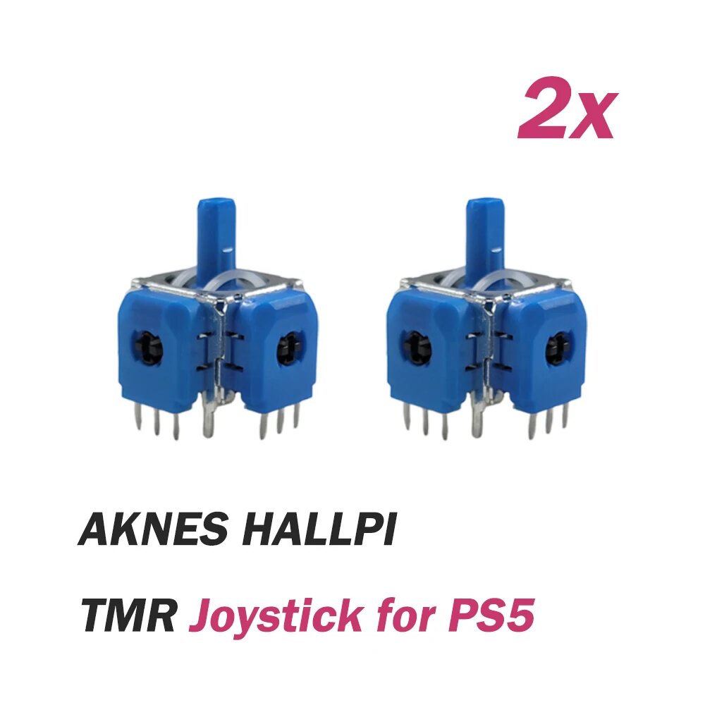 2 шт. новый электромагнитный джойстик HALLPI TMR, замена для PS5, PS5, тонкий джойстик DualSense, анти-дрейф, 3D аналоговый джойстик