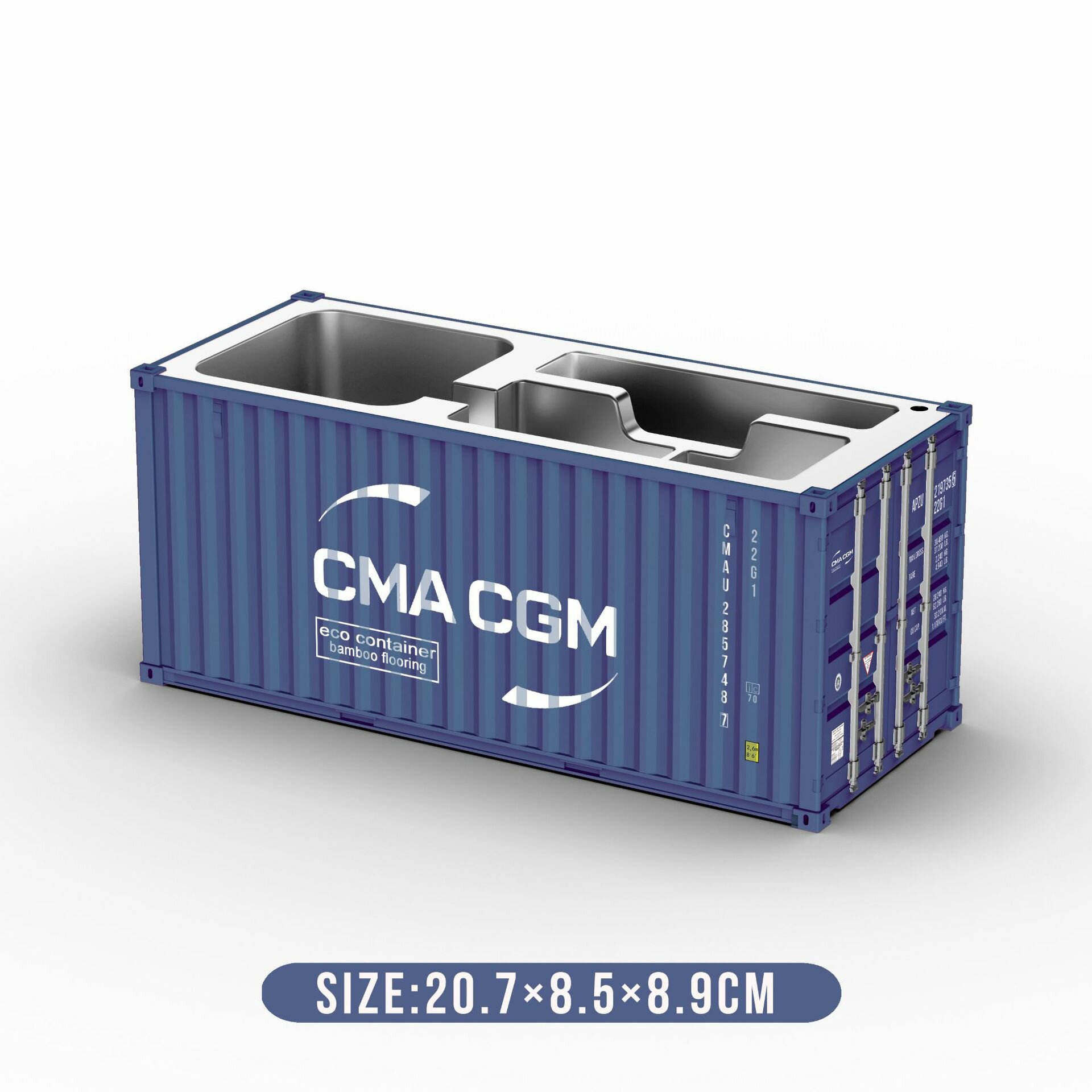 Простая модель контейнера с опциональной печатью логотипа, многофункциональный держатель для ручек, подарочная коробка для хранения канцелярии