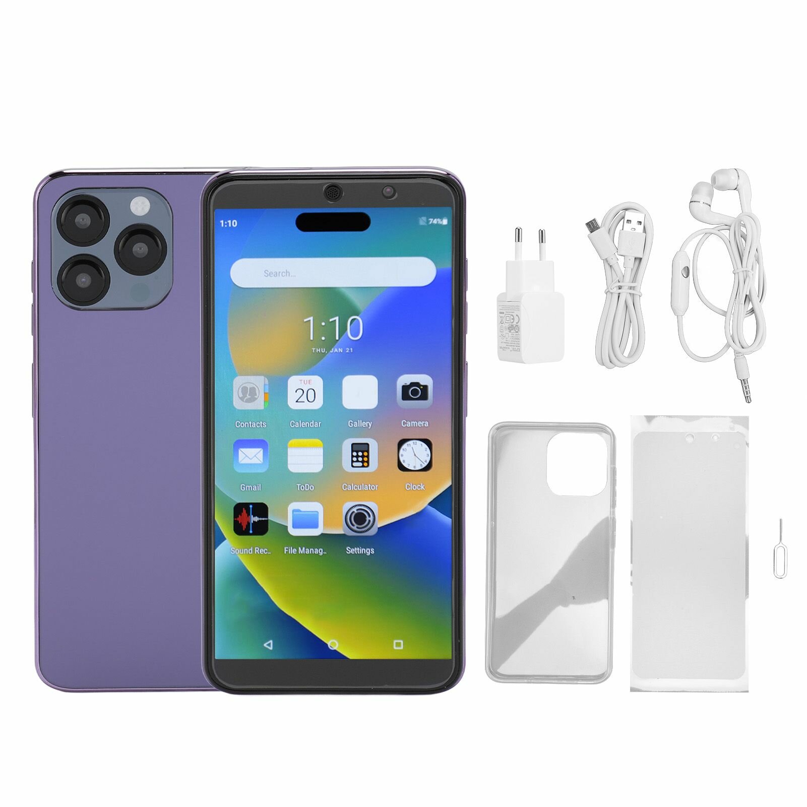 Смартфон 6.1" 6/128GB 3G, камеры 8/16 МП, Android 13