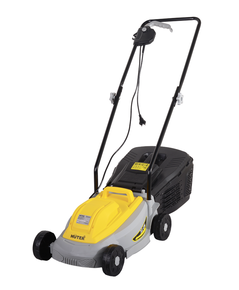 Газонокосилка электрическая Huter ELM-11А32 Grey, 1100 Вт, 3100 об/мин, 35 л