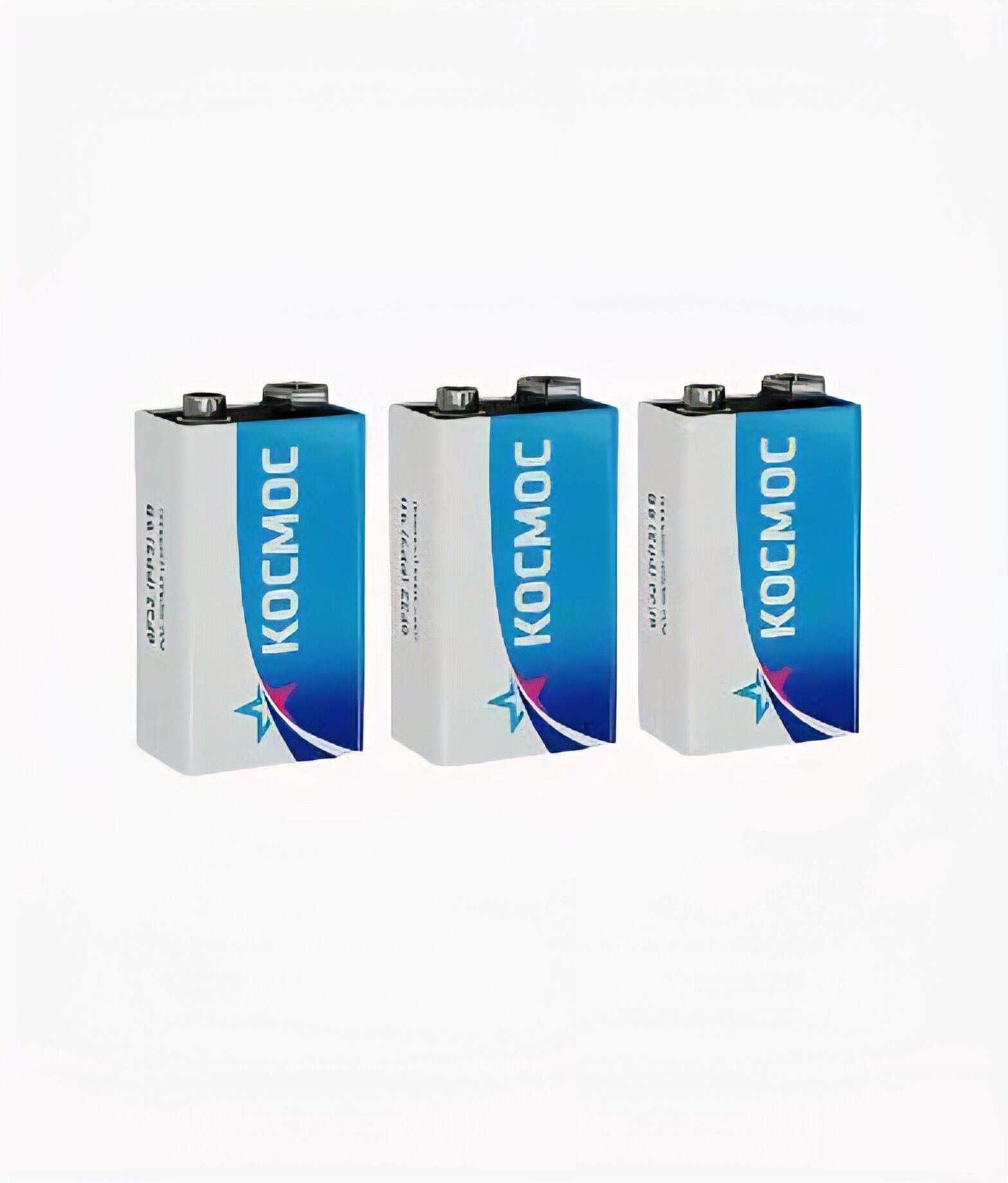 Батарейка крона алкалиновая для домашних аппаратов чэнс-скэнар, батарея типа PP3 напряжением 9 В - 3 шт.