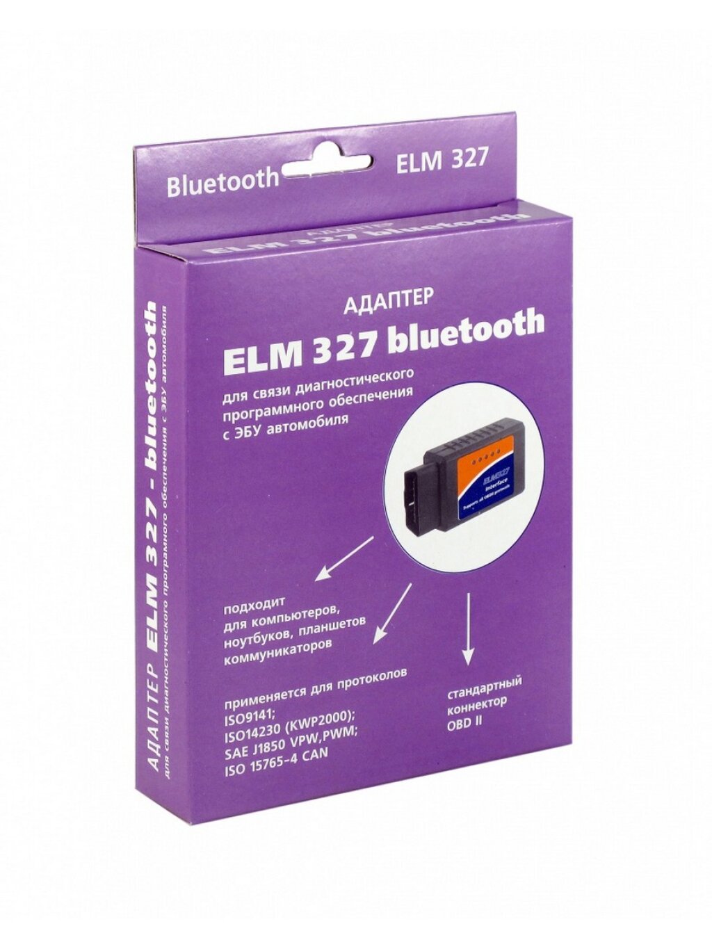Адаптер автомобильный диагностический "ООО"НПП Орион" (ELM 327, bluetooth)