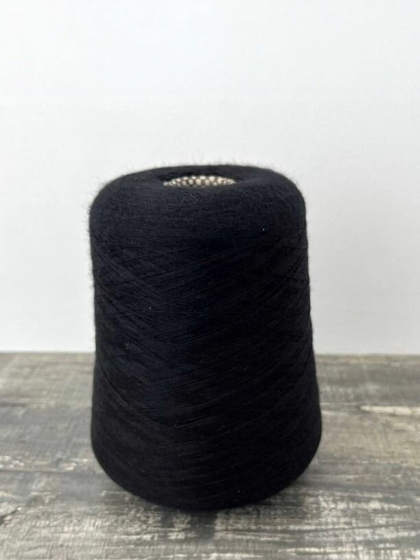 Пряжа Cariaggi JAIPUR Nm.2/56 Кашемир на шелке Черный янтарь