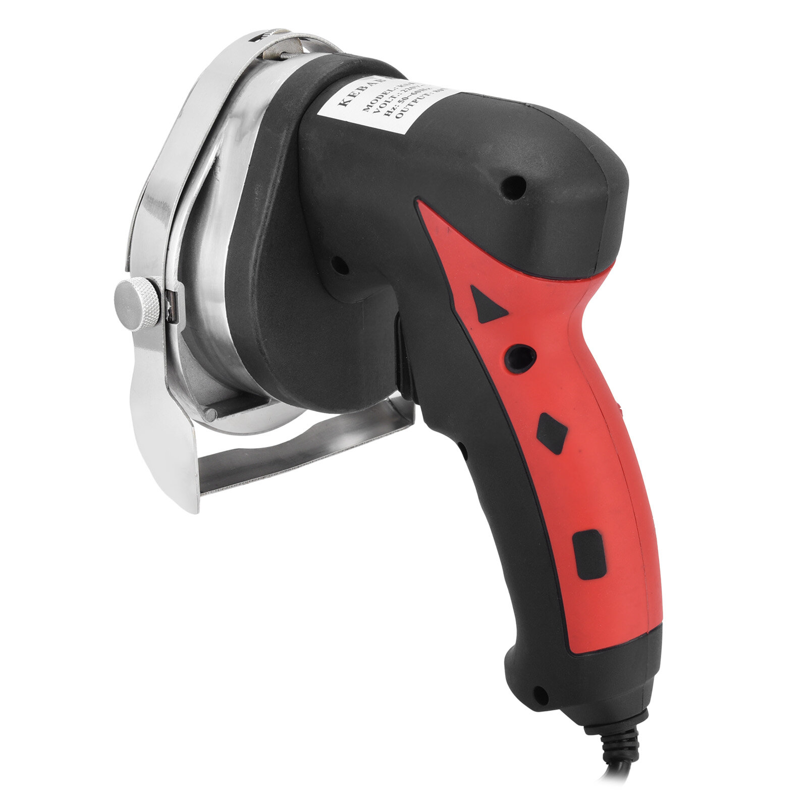 Ручной электрический резак для кебаба из нержавеющей стали, нож для нарезки мяса, вилка европейского стандарта, 220 В