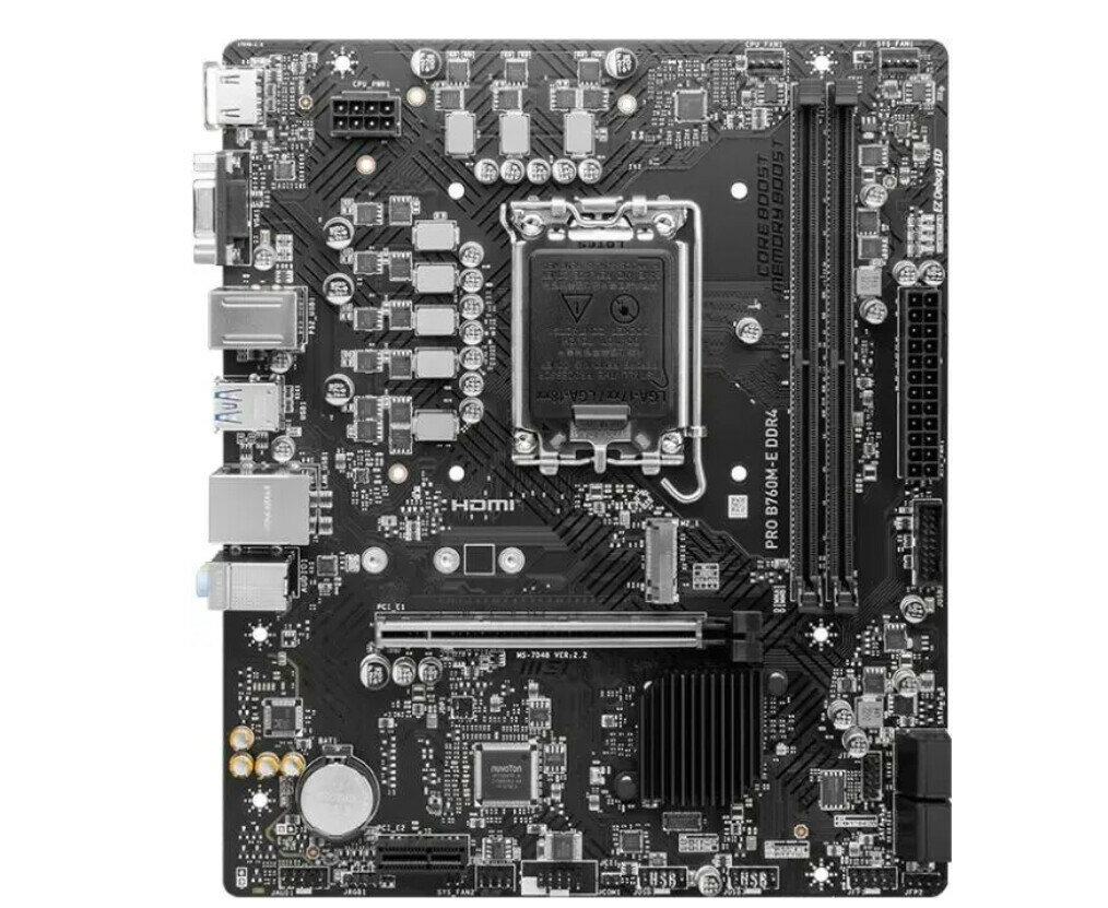 Материнская плата MSI Pro B760M-E DDR4