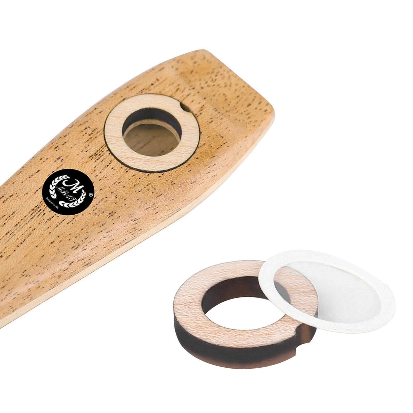 Деревянный духовой инструмент казу, очень простой в освоении и игре музыкальный инструмент, подарок на музыкальную вечеринку для детей и взрослых всех возрастов