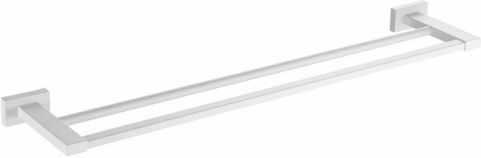 Полотенцедержатель Shevanik SG5627C 62 см, двойной, белый