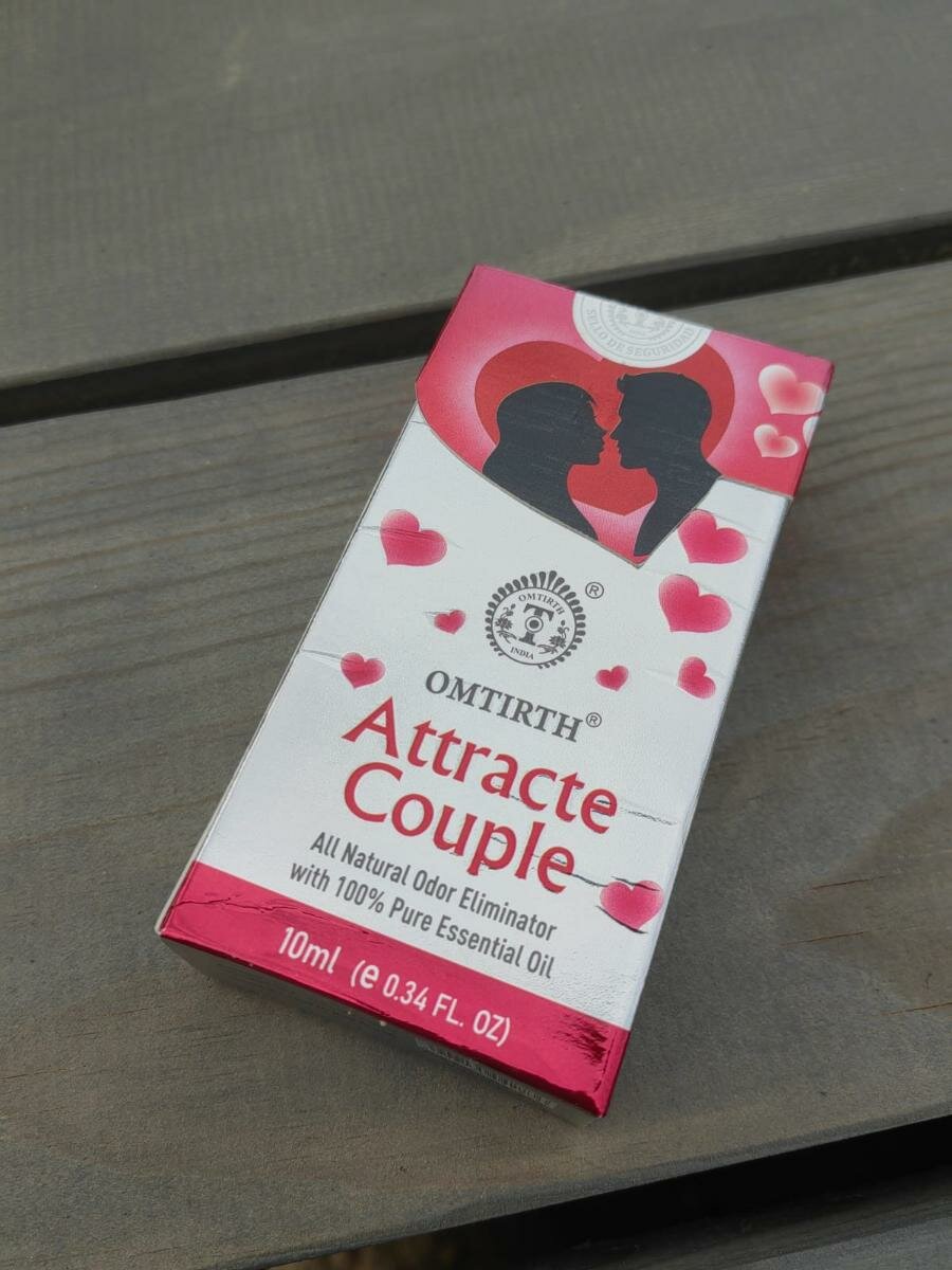 ATTRACT COUPLE All Natural Odor Eliminator, Omtirth (привлечь пару натуральное ароматическое масло, Омтирт), 10 мл.