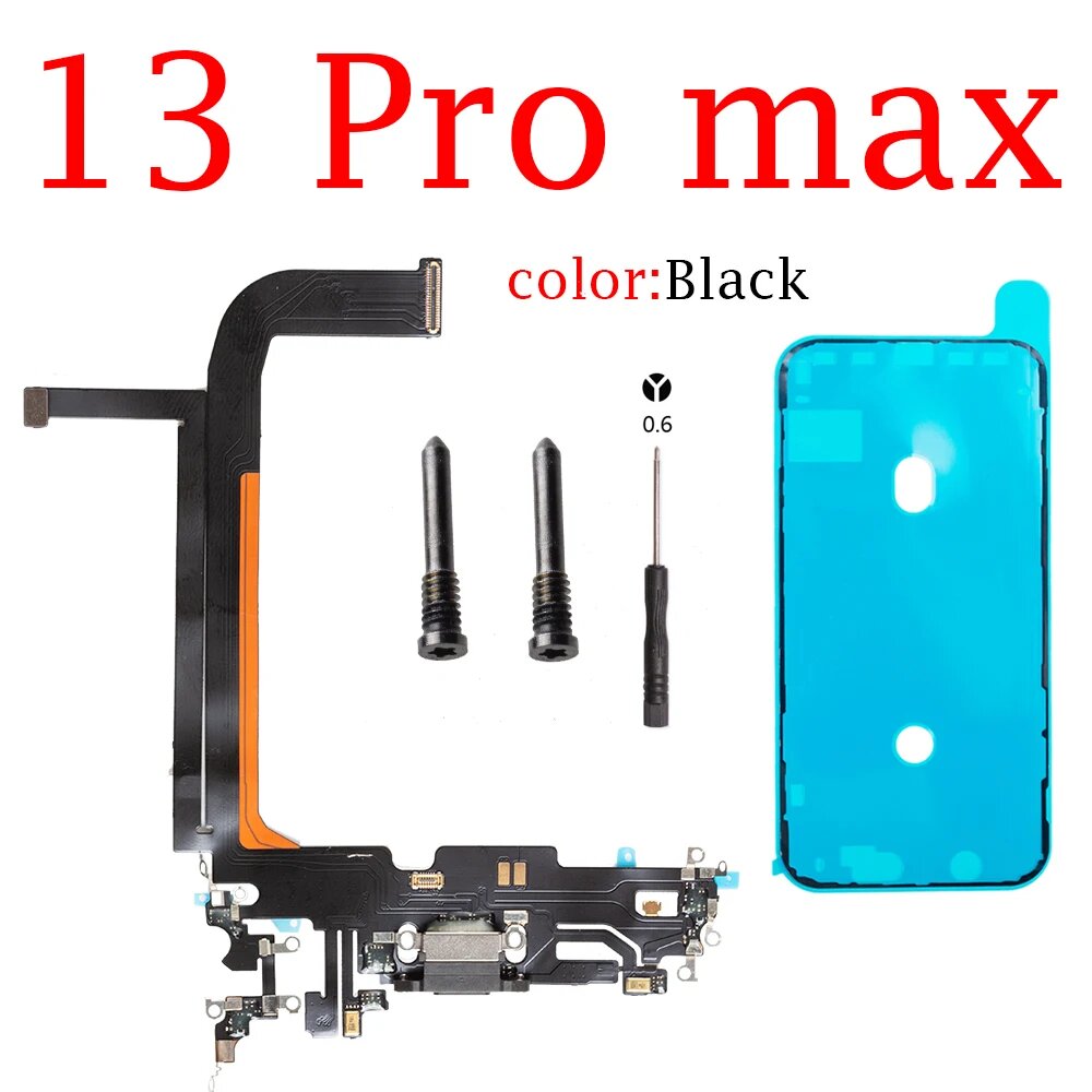 Гибкий зарядный кабель для iPhone 11, 12, mini 13, 14 Pro max, разъем для док-станции, USB-порт для зарядного устройства, лента 13 Pro max Black