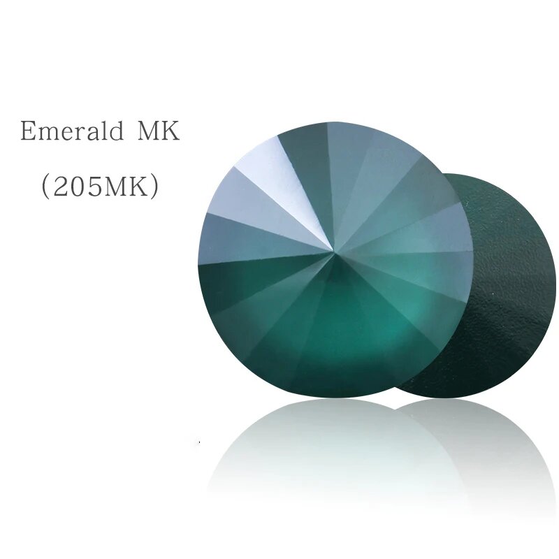 Стразы Emerald MK изумрудные 8mm-10pcs