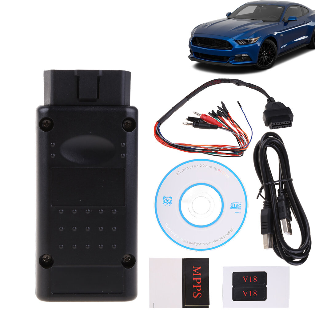 Инструмент Автоматической диагностики Многозагрузки Кабеля Сканера для Настройки Микросхем MPPS V18 с Несколькими Загрузками