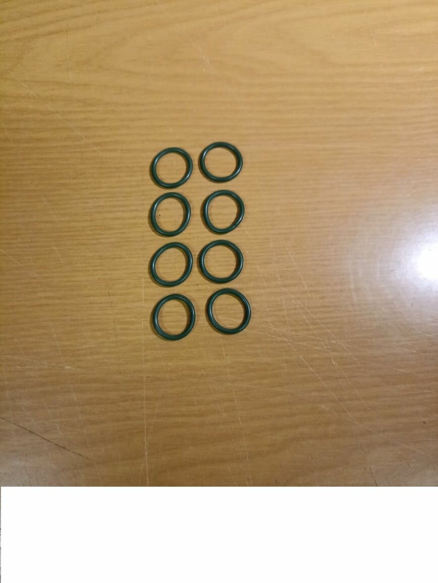 33.1111083-10 Кольцо упл. секции ТНВД 33 (язрти) зеленое 8шт.