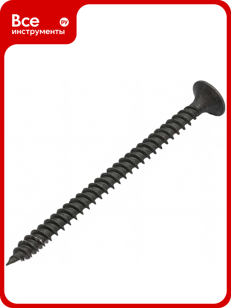 Саморез ШСГМ Tech-Krep 3,5х51 200 шт, коробка с окном 102132, 0,7 мм, пластиковый