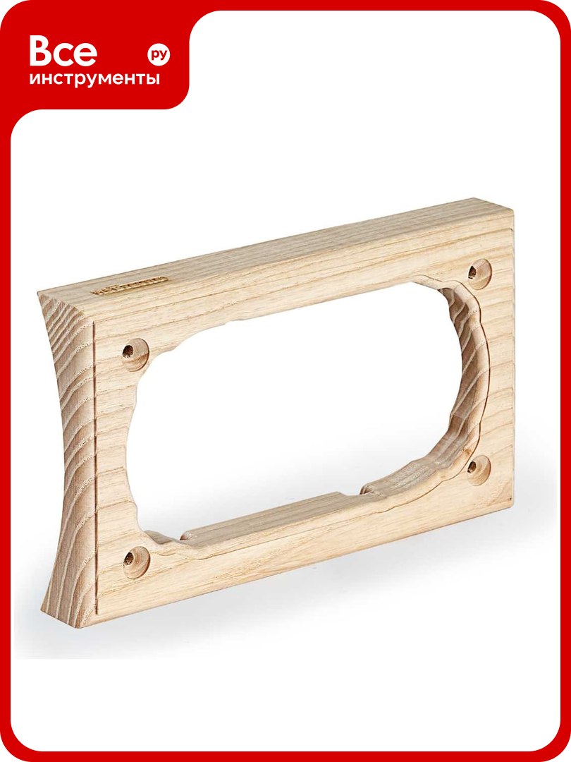 Двухместная накладка на бревно и блокхаус NABREVNO Встраиваемые Kopos. диаметр300 мм, ясень VK2-300, поста