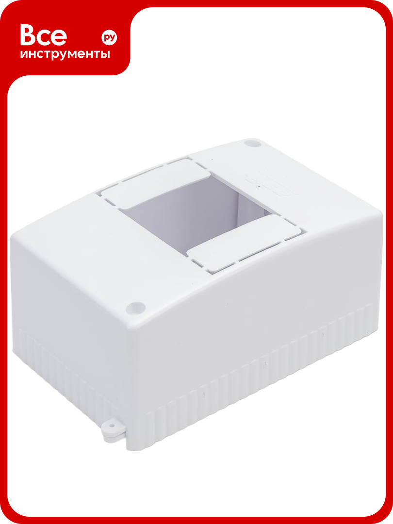 Бокс открытой проводки на 4 модуля Рувинил Тусо IP30 белый 68024