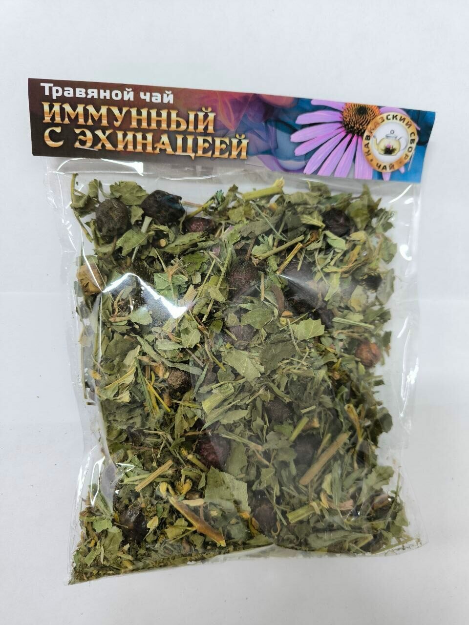 Чай Кавказа, травяной, «Иммунный с эхинацеей», 100гр
