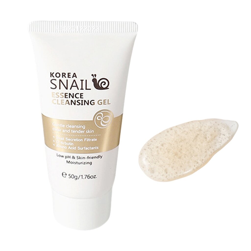 Гель С Муцином Улиток Для Очищения Чувствительной Кожи, Пенящееся Очищающее Средство Для Лица, Очищающий Гель