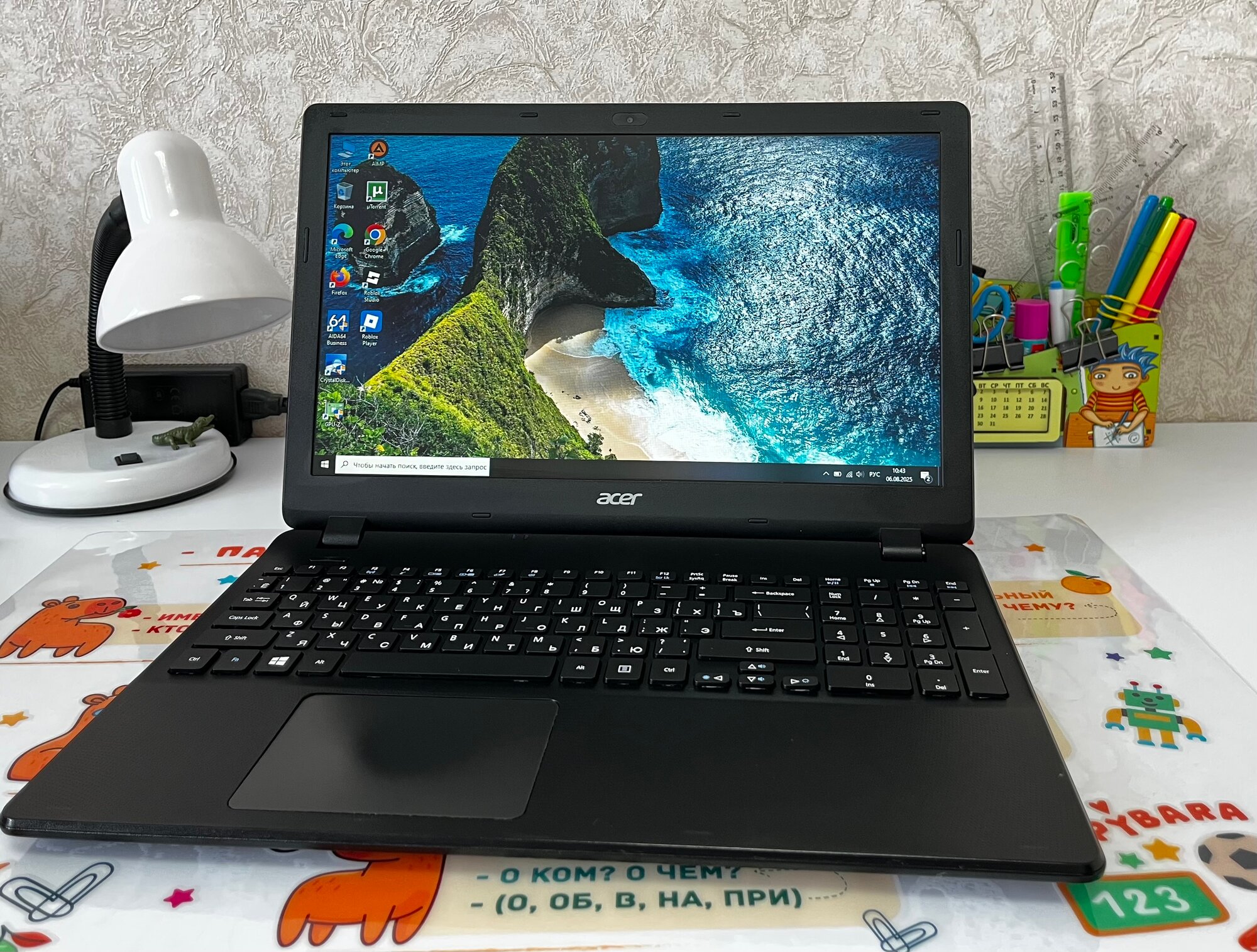 Ноутбук Acer ES1-531, SSD 120ГБ, 8ГБ RAM, диагональ экрана 15,6"