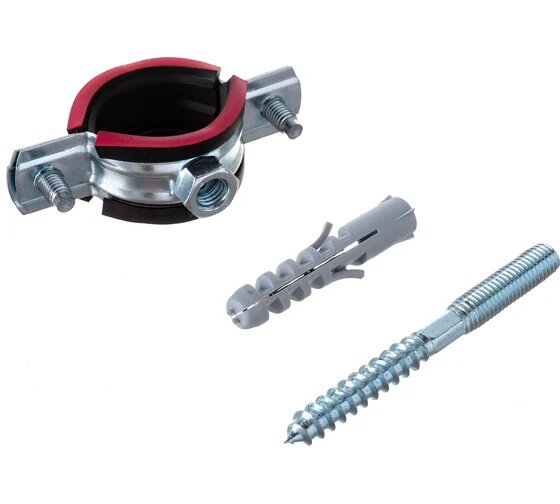 Трубный хомут Gigant х-т комплект оцинк 1, 32-35, М8 G/1/71