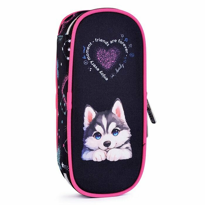 Пенал deVENTE 21x8x5 см, на 50 предметов, на молнии