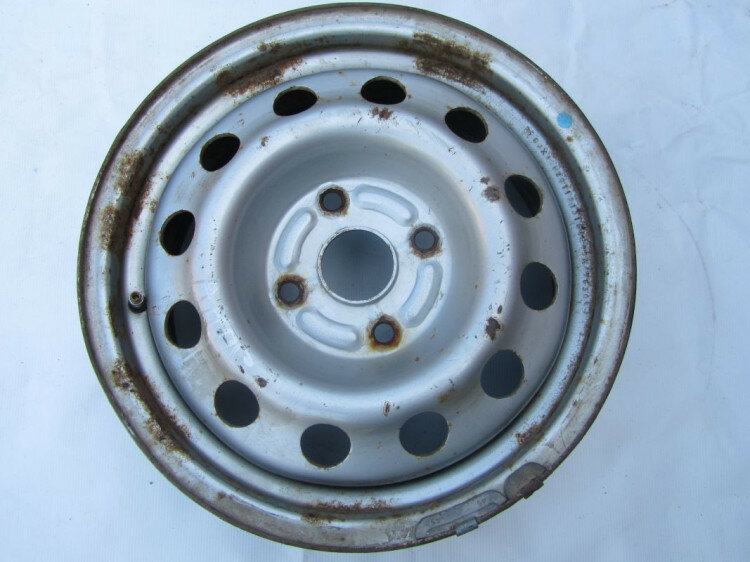 Диск стальной R15 6Jx15H2 ET45 A45630 4x114 96261139 Шевроле Лачетти Реззо Такума - Серый - N-3