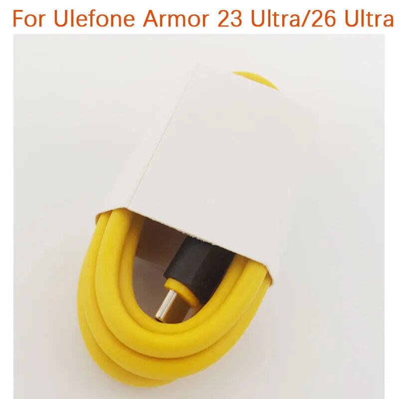 Оригинальный зарядный кабель Ulefone Armor 23 Ultra Armor 26 Ultra, зарядный кабель Typec-C, линия передачи данных для Ulefone Armor 23 Ultra